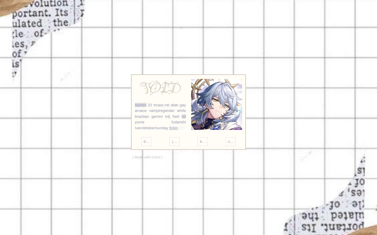 v𖦹id's infos .ᐟ